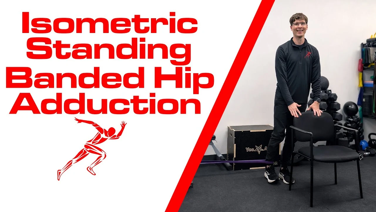 Isometric Standing Banded Hip Adduction | Adductor Exercises | Elite ...