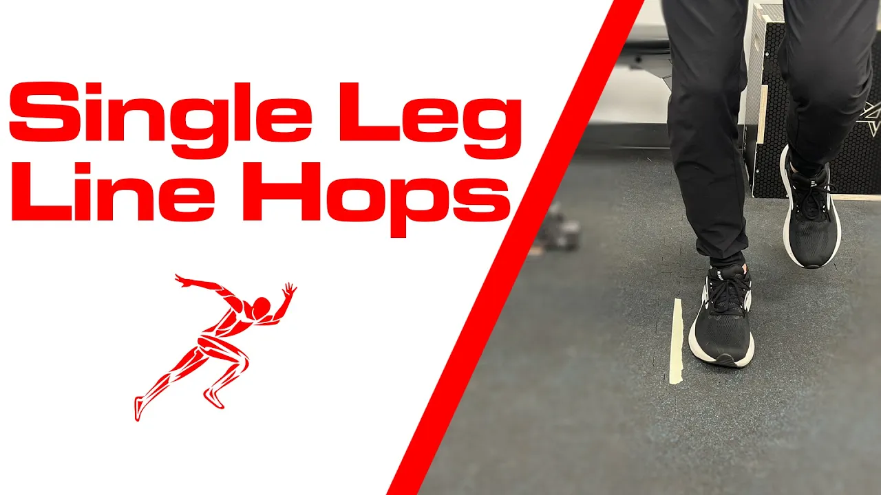 Single Leg Line Hops | Plyometric Exercises | Elite Performance Institute